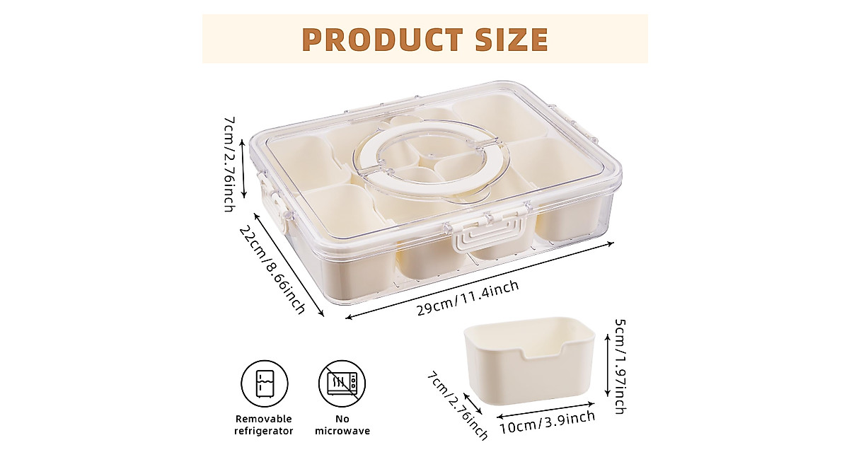 Capella Edge Snack Box - Perfect for Parties & Travel
