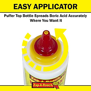 Zap-A-Roach 3 Pk, Boric Acid Roach & Ant Killer NET Wt. 5 Oz. (142 GMS) Each
