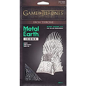 Metal Earth Premium Series Game of Thrones Iron Throne 3D Metal Model Kit Fascinations