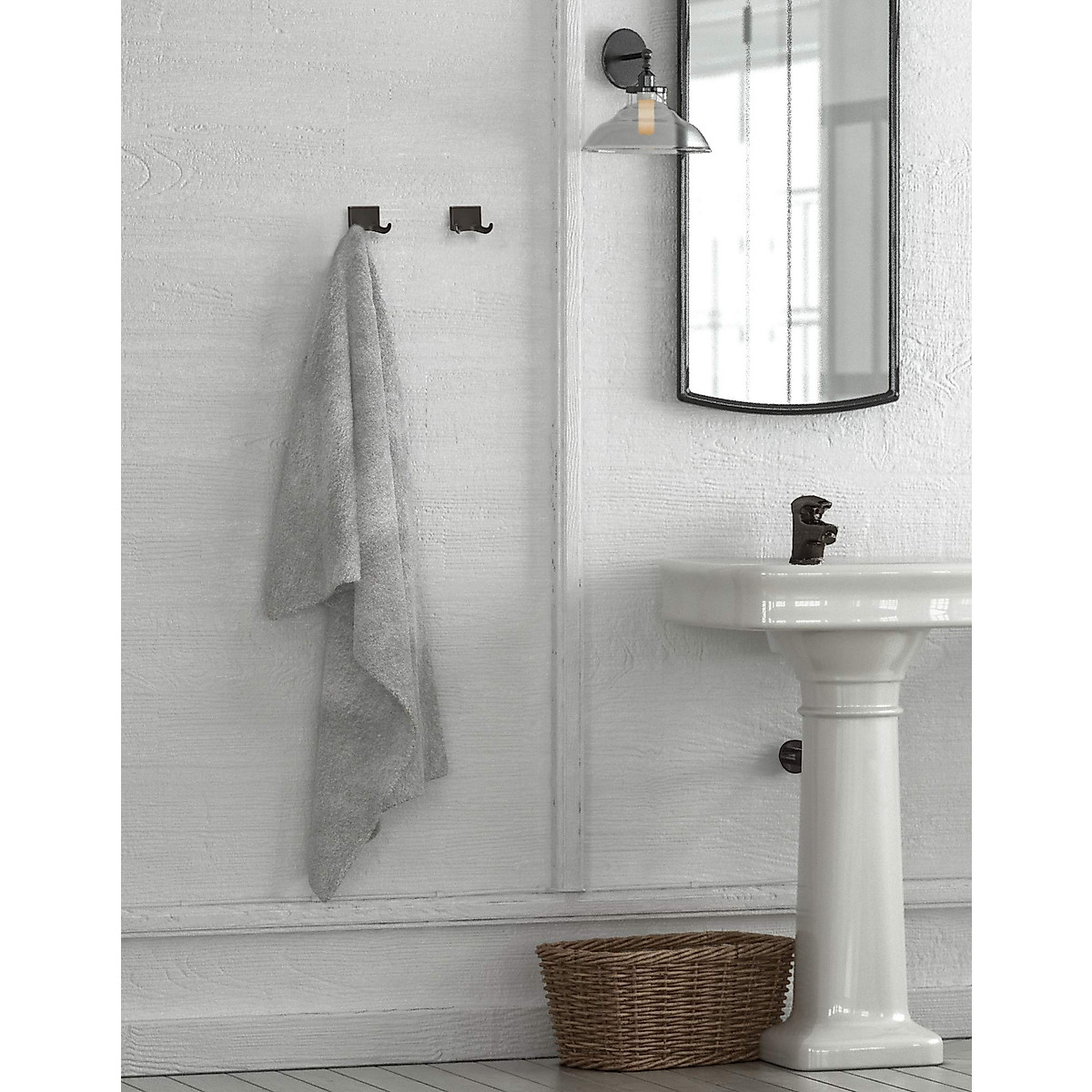 Design House 539262 Millbridge Double Robe Hook, Oil Rubbed Bronze