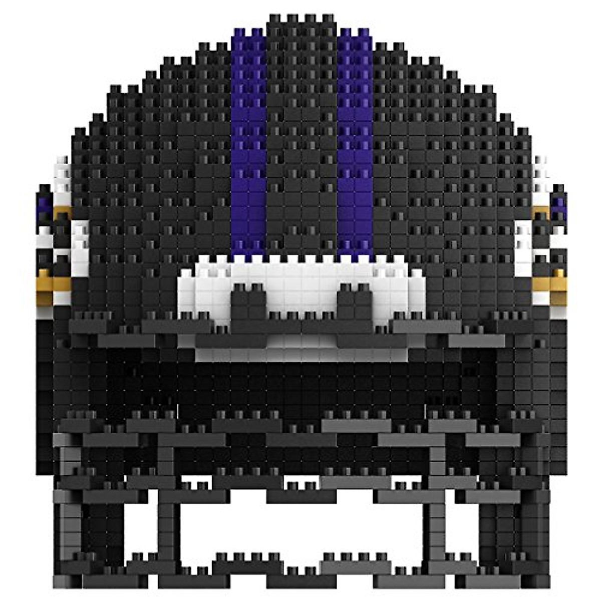 FOCO Baltimore Ravens NFL 3D BRXLZ Construction Toy Blocks Set - Helmet, 1378 pieces