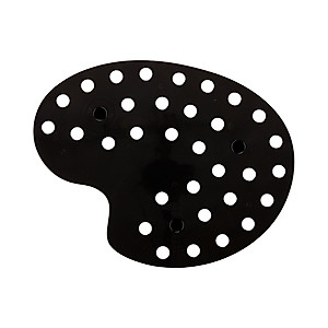 Restaurantware 16 x 13 x 3 Inch Ice Cream Cone Holders 4 Palette Design Popcorn Cone Holders - 35 Holes With Legs Black Plastic Cone Stands Display Candy Or French Fries For Parties And Events