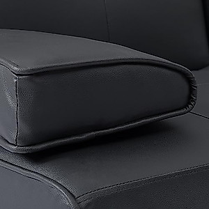 ERYE Modern Multifunctional 2 Seaters Love Seat, Cozy Futon Sofa Loveseat Convertible Sleeper Couch Bed for Small Space Apartment Office Living Room Furniture Sets