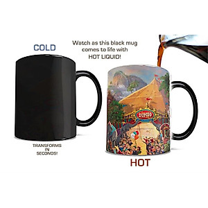 Morphing Mugs Disney - Dumbo - Flying Elephant - Circus - One 11 oz Color Changing Heat Sensitive Ceramic Mug – Image Revealed When HOT Liquid Is Added!