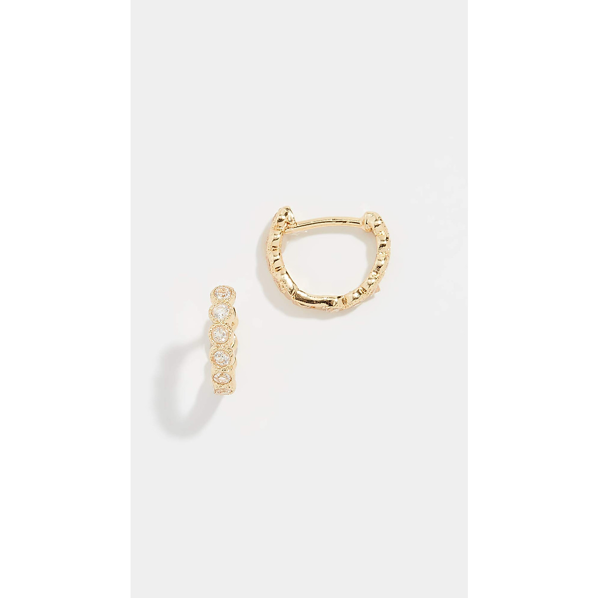 Gorjana Women's Madison Huggie Earrings, Yellow Gold, One Size