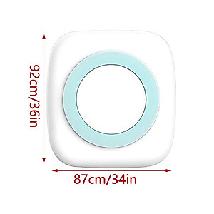 XXXDXDP Mini Portable Thermal Printer Paper Photo Pocket Thermal Printer 57mm Pos Printing Android iOS Printers (Color : 4 Printing Paper Pink)