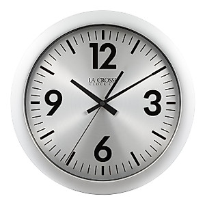 La Crosse Technology 11.5" Jett Silent Sweeping Quartz Analog Wall Clock - 404-3229