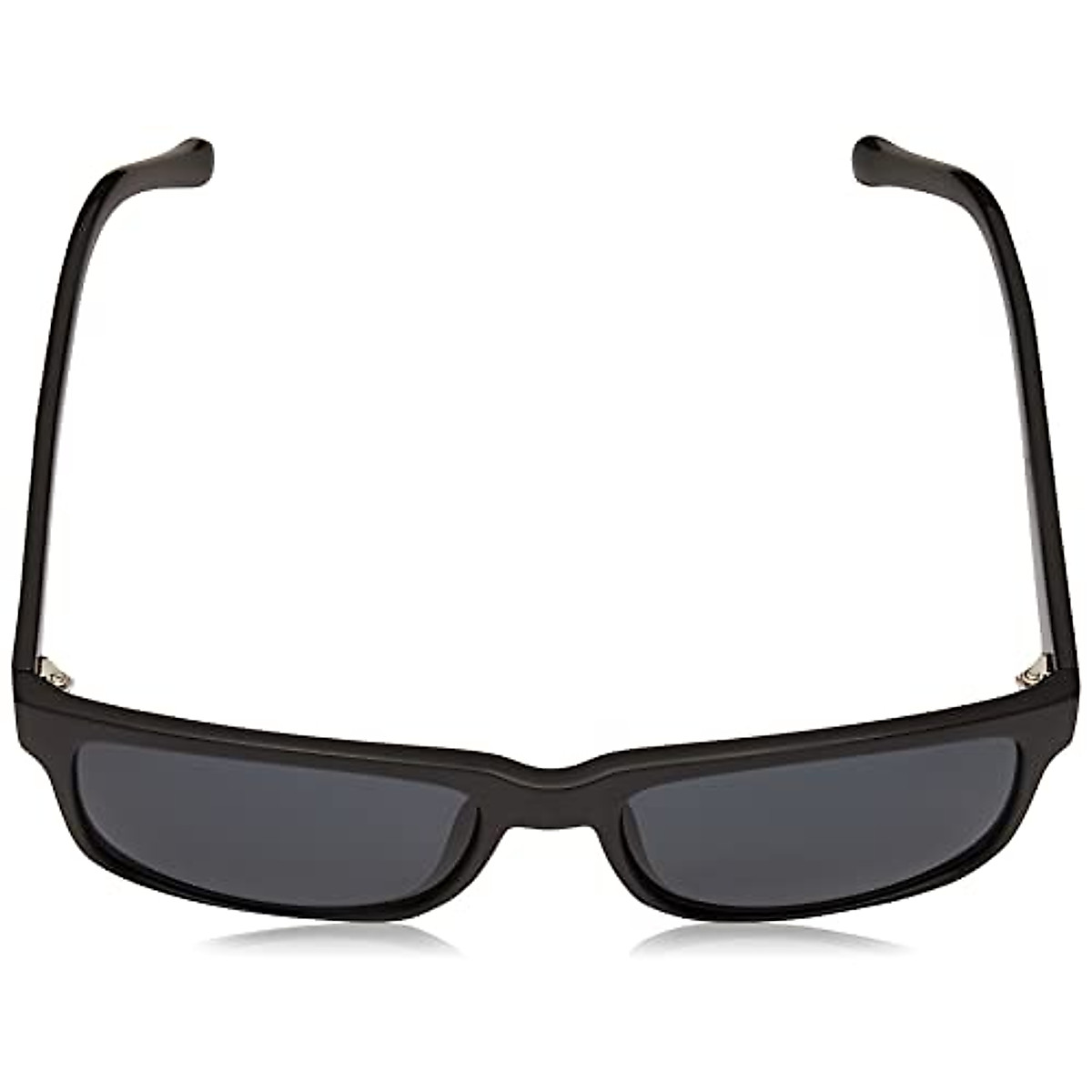 Fossil Men's FOS3061s Rectangular Sunglasses, Matte Black/Gray, 57 mm