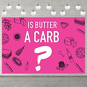 Is Butter A Carb? Hot Rose Pink Happy Birthday Banner Burn Book Theme Decorations Decor for Bridal Shower Wedding Night Out Hen Movie Bachelorette Party Girls Woman Birthday Party Favors Background