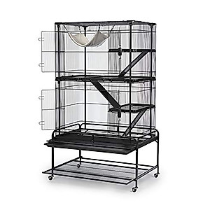 Prevue Pet Products Deluxe Critter Cage 484B, Black