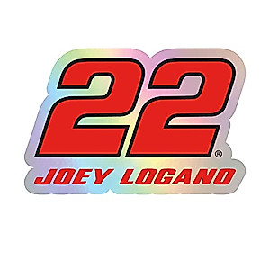 #22 Joey Logano Officially Licensed Laser Cut Holographic Vinyl Decal Sticker (2-Inch)