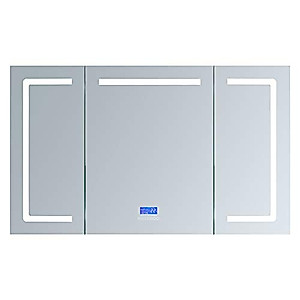 Lexora Home Lesina 60" x 36" LED Medicine Cabinet with Defogger