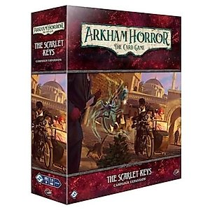 Fantasy Flight Games Arkham Horror The Card Game The Scarlet Keys Campaign Expansion - Unravel The Mysteries of Disappearances! Cooperative LCG, Ages 14+, 1-4 Players, 1-2 Hour Playtime, Made