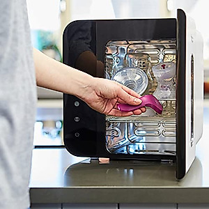 Tommee Tippee UV 3-in-1 Sterilizer and Dryer for Baby Bottles and Accessories, Kills 99.9% of Bacteria and Viruses*, Steam and Water Free