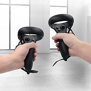 UPOK Face Pad Cover Facial Interface for Meta/Oculus Quest 3 Headset - Ice Silk and PU Leather Face Cushion Gasket (Facial Frame)