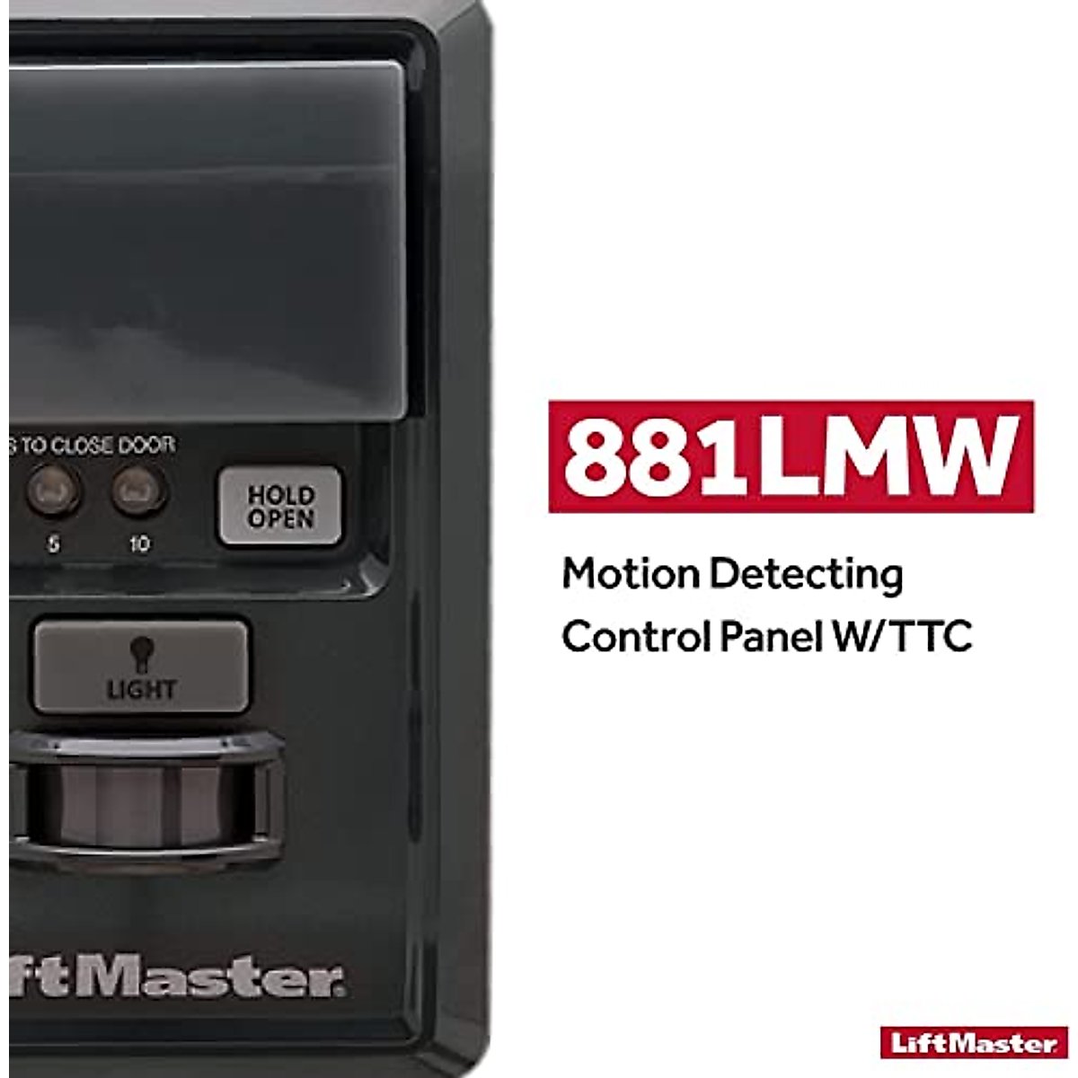 LIFTMASTER 881LMW Motion Detecting Control Panel Compatible ONLY with LiftMaster Wi-Fi and Security+ 2.0 Garage Door Openers.