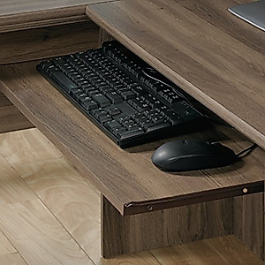 Sauder 425847 Harbor View Corner Computer Desk, Salt Oak® Finish