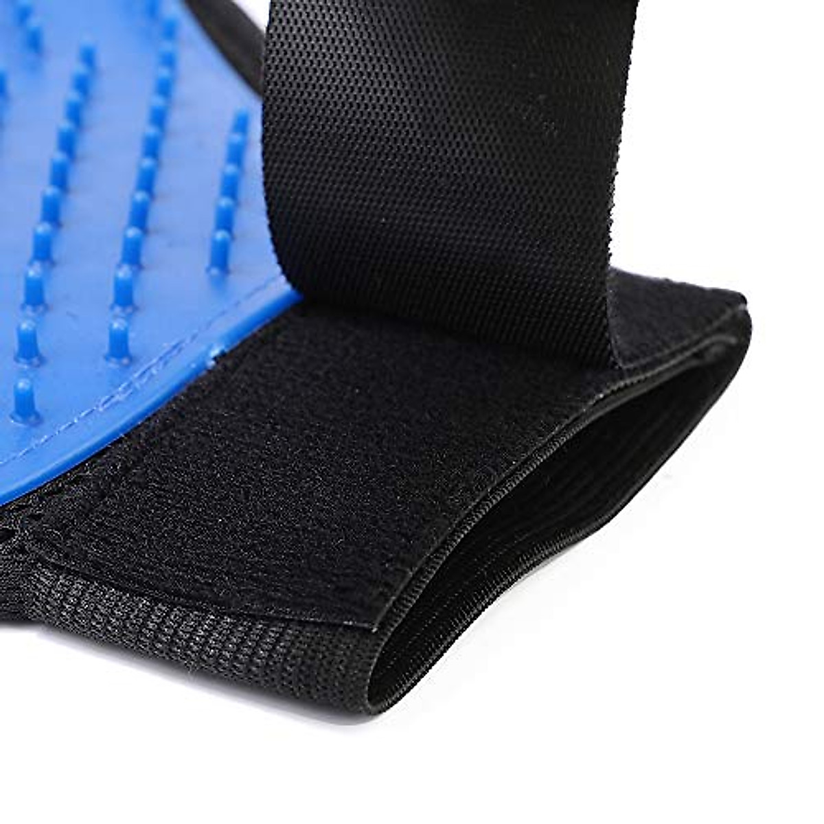 Pet Hair Remover Glove - Gentle Pet Grooming Glove Brush - Efficient Deshedding Glove - Massage Mitt with Enhanced Five Finger Design - Perfect for Dogs Long & Short Fur - 1 Pack (2 in 1 Glove)