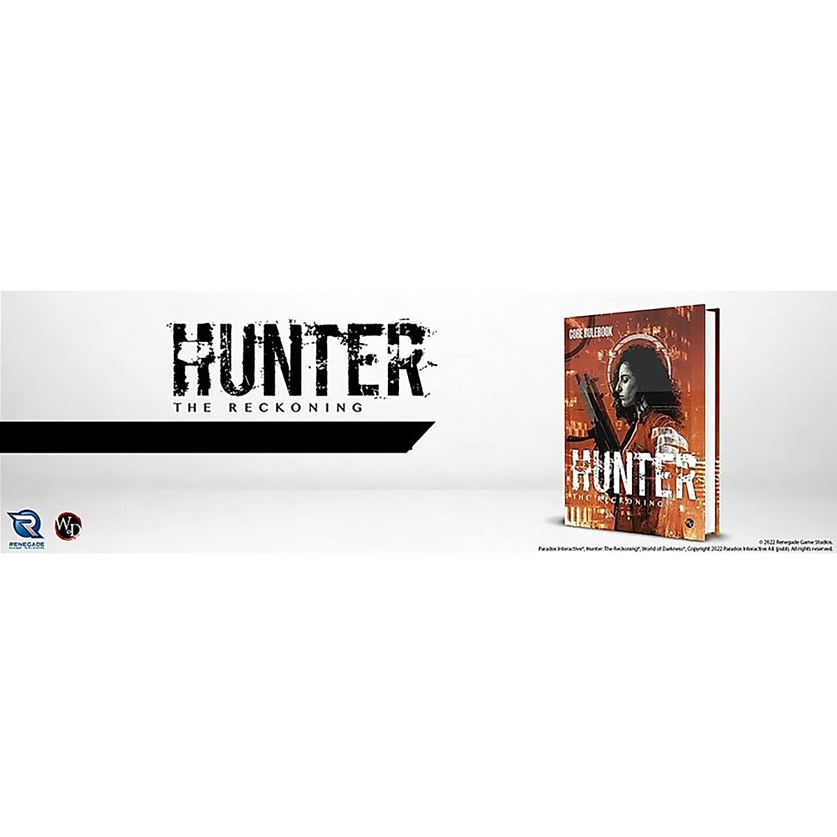Renegade Game Studios Hunter: The Reckoning 5th Edition Roleplaying Game Core Rulebook. Hardback Full Color RPG Book