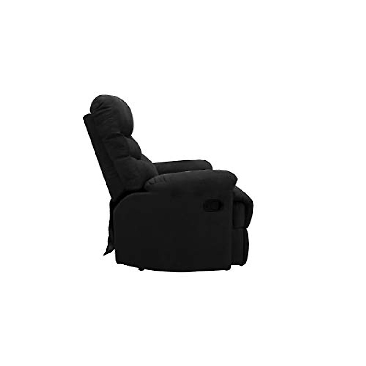 Kingway SF-1701 Recliner Sofa Chair, 35" L x 40" D x 40" H, Fabric, Black