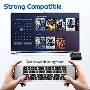 WeChip W3 Air Mouse 4-in-1 W3 Voice Remote 2.4g Wireless Remote Control for Nvidia Shield/Android Tv Box/PC/Projector/HTPC/All-in-one PC
