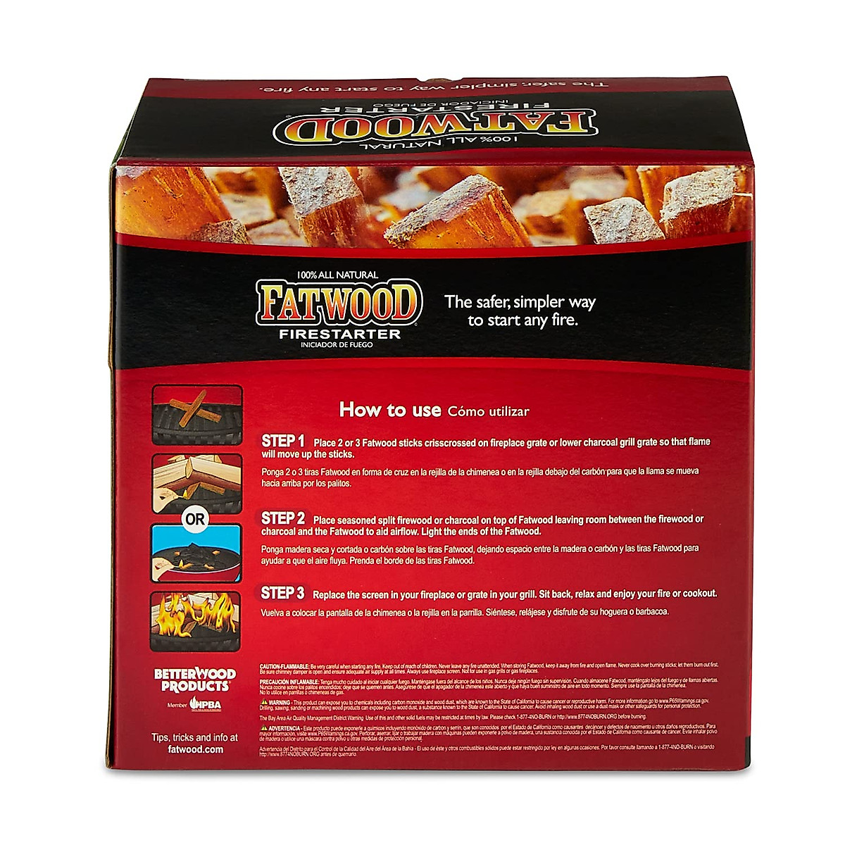 Fatwood Firestarter Box, 5-Pounds