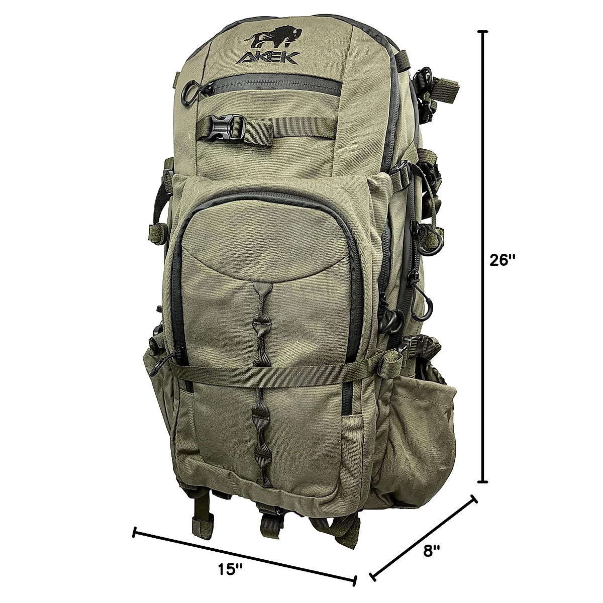 AKEK ALPHA 3200 Hunting / Hiking backpack, Green