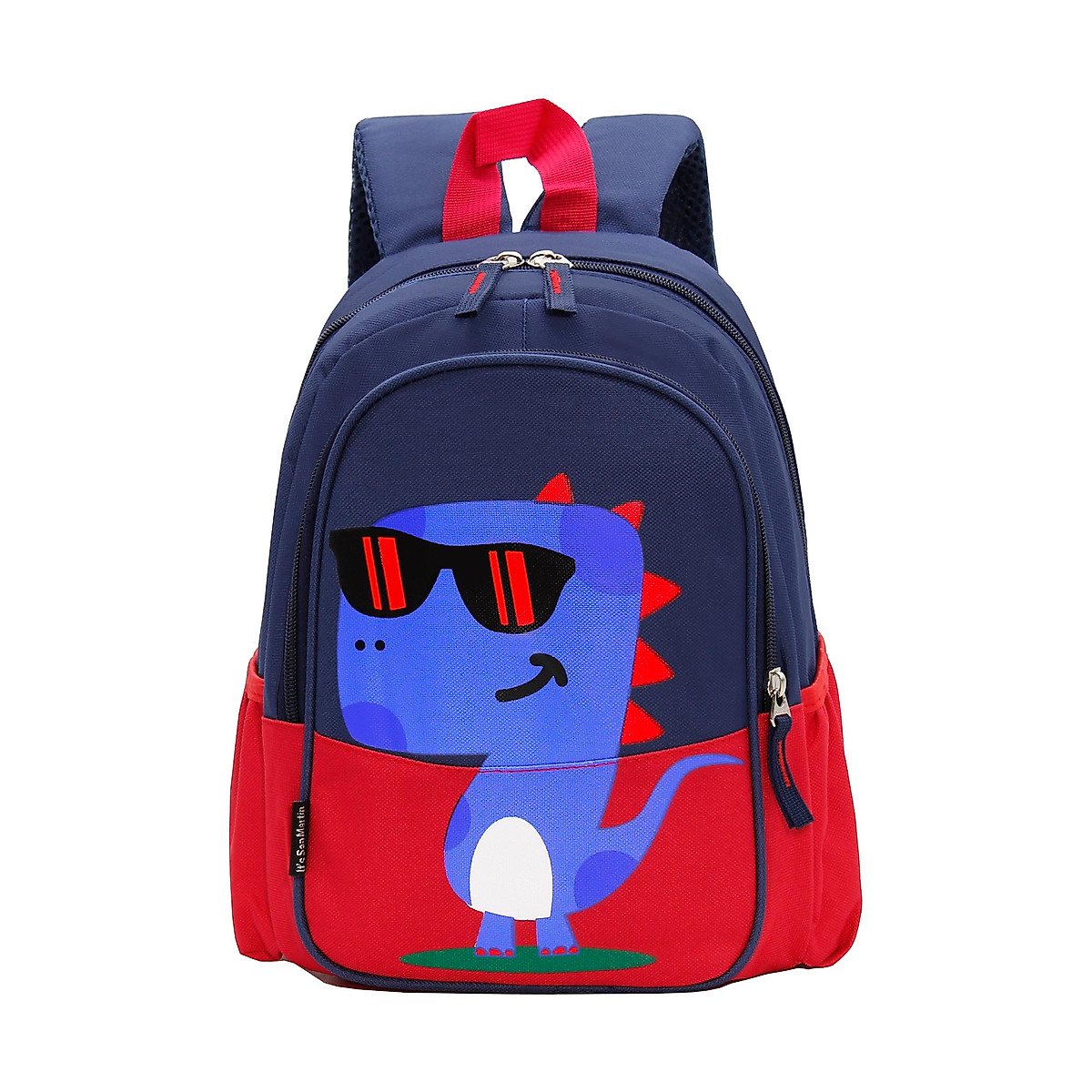 CHERUBIC Kids Toddler Little Backpack Cute Cool Dinosaur Waterpoof Scool Bookbag Backpack For Boys Girls(Red)