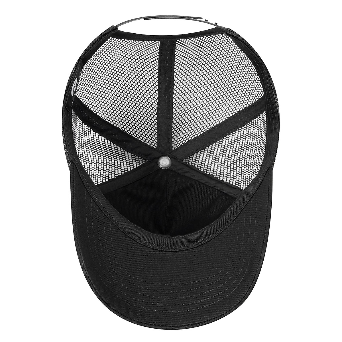 AMPLESH Premium 3D Embossed American Flag Trucker Hat Mesh Baseball Cap Outdoor Snapback Hat for Men Women (as1, Alpha, m, l, All Black)