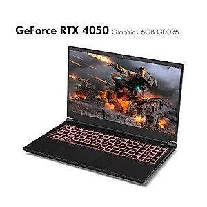 Sager 2023 NP6251C Gaming Laptop, 15.6 Inch FHD 144Hz, Intel i9-13900H, RTX 4050 6GB, 64GB RAM, 2TB Gen4 NVMe SSD, Win 11