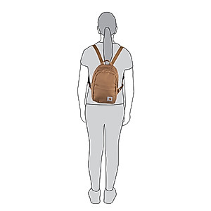Carhartt Mini Backpack, Everyday Essentials Daypack for Men and Women, Tidal, One Size