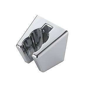 Handheld Shower Head Bracket for Bathroom, Wall Mount Robust Shower Head Holder, Universal Hand Held Shower Wand Hose Sprayer Holder, Chrome