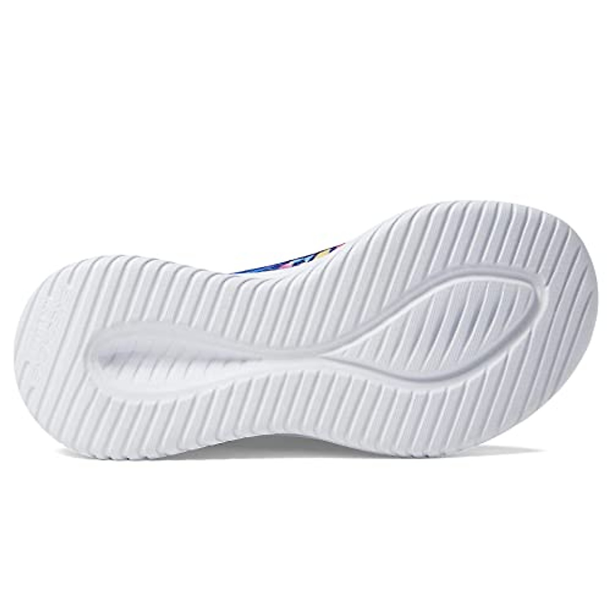 Skechers Kids Girls Ultra Flex 3.0-Safari Shine Sneaker, Navy/Multi, 3.5 Big Kid