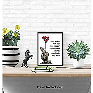 Zen Buddha Wall Art & Decor - LARGE 11X14 - Spa Room Decor - Spiritual Gifts for Women - Namaste Wall Decor - Positive Quotes Poster - Encouragement Gifts for Women - Meditation Gifts - Buddhist Sign