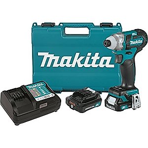 Makita DT04R1 12V Max CXT Lithium-Ion Brushless Cordless Impact Driver Kit (2.0Ah),