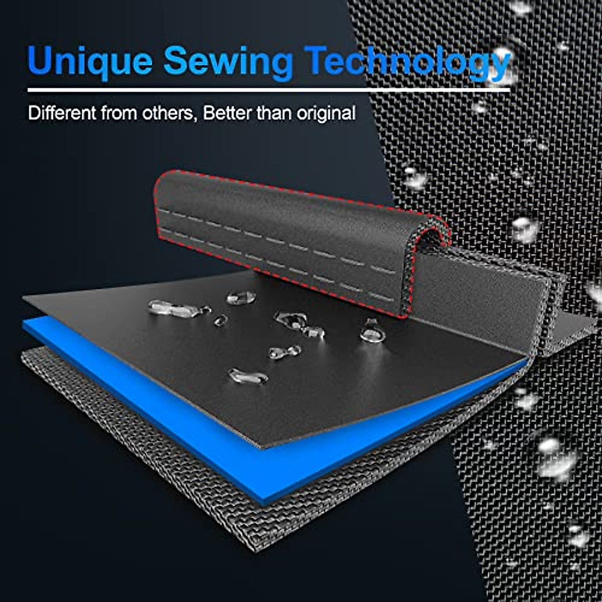 Comnova Grill Cover for Weber Q Series - 7111 BBQ Cover for Weber Q2000 and Q200 Series Gas Grill Heavy Duty & Waterproof, 33 Inch Barbecue Cover for Weber Q2200, Q2000, Q2400, Q200, Q220 and More