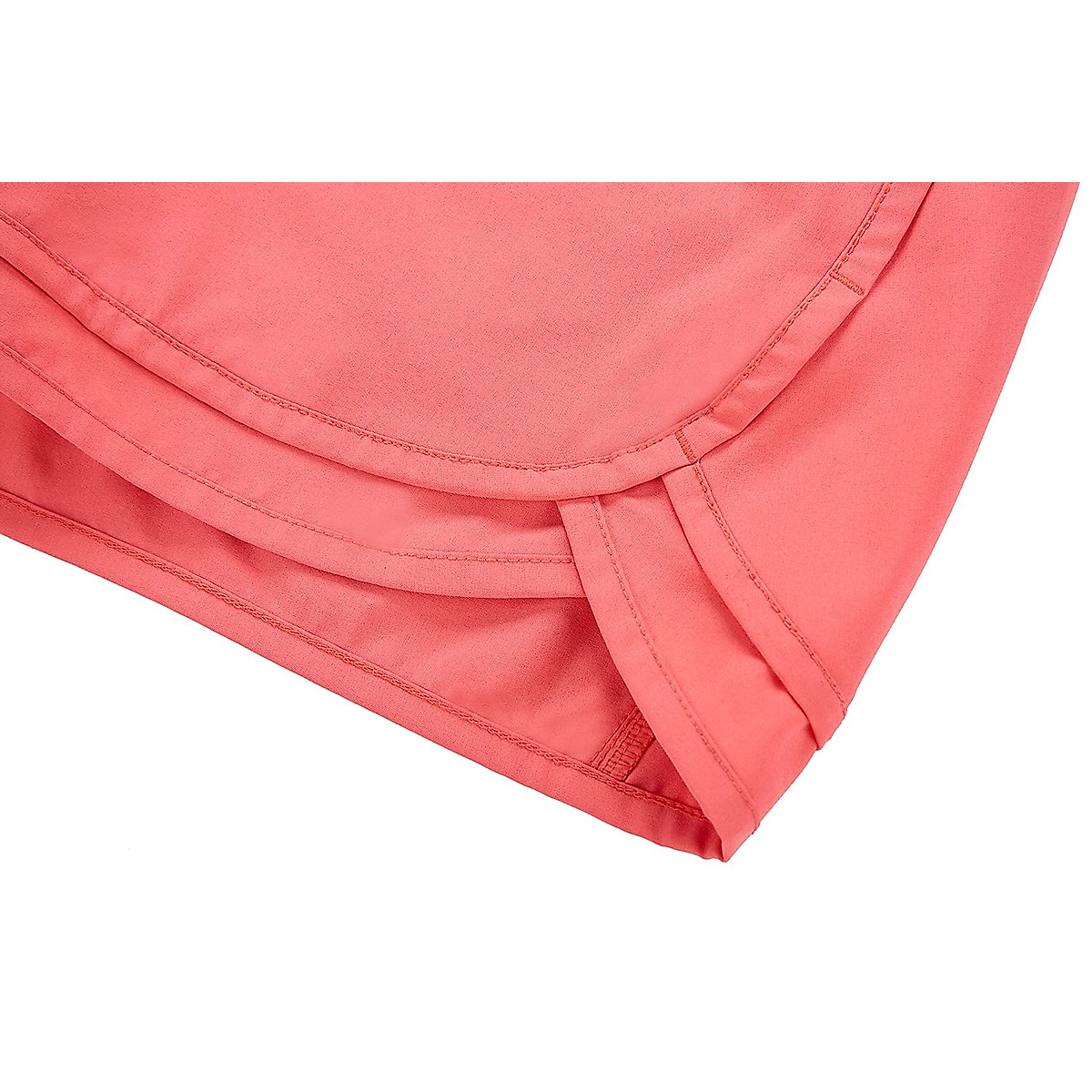 Women's Lightweight Running Shorts with Mesh Linner 3" WOD Workout Athletic Shorts for Women with Phone Pocket Coral Red