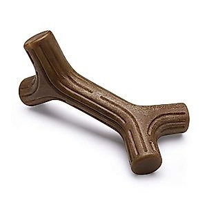 Benebone Bacon Stick Durable Dog Chew Toy for Aggressive Chewers, Real Bacon, Made in USA, Giant
