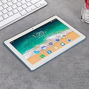 Tablet for Android10, 8 Inch 1920x1080 IPS Screen, 4G RAM 64G ROM, Octa Core CPU Processor, Dual SIM Card Calling Tablet, 2.4G WiFi Bluetooth4.2, 2MP 8MP Dual Camera
