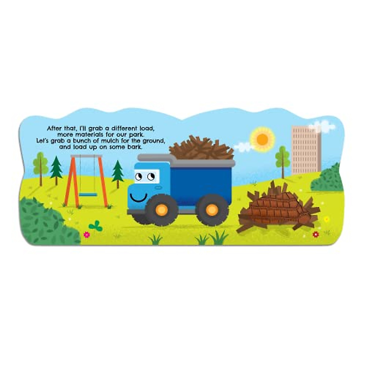 A Big Day for Dump Truck - Touch and Feel Board Book - Sensory Board Book