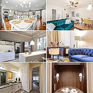 Fesd Ts E12 75 Watt Replacement LED Candelabra Bulbs C7,3000K Warm White,750LM T6 7W LED E12 Chandelier Light Bulbs for Ceiling Fan Pendant Lighting,Dimmable,2 Pack (Daylight White 6000k)