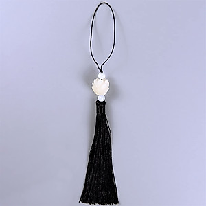 RAN Folding Fan with Floral and Bird Design, Bamboo Pocket Purse Hand Fan, Silk Fabric Handheld Fan with Fabric Pouch (Color : Multi-Colored, Size : 10.4")