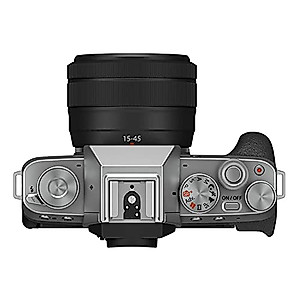 Fujifilm X-T200 Mirrorless Digital Camera w/XC15-45mm Kit - Silver