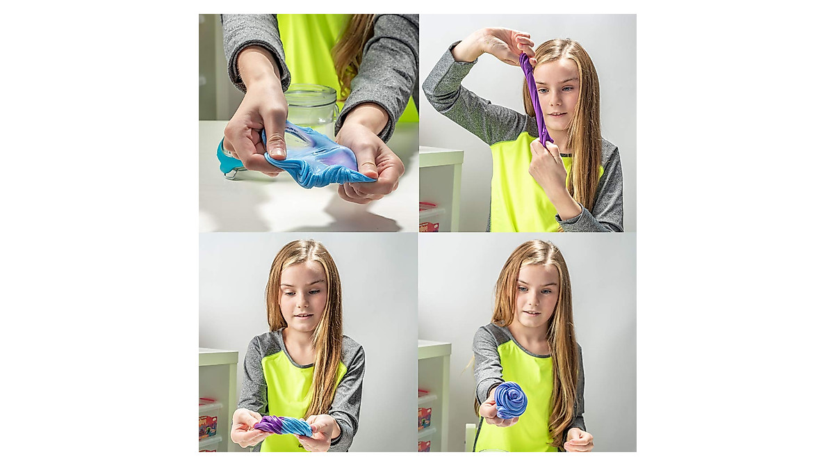 Squeeze Craft Color Changing Putty - 4 Pack Sensory Slime