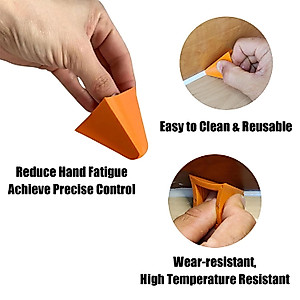 Silicone Seam Tools, Silicone Caulking Tool, Sealant Finishing Tool, Caulk Finishing Tool, Caulk Smoothing Tool, Reusable Caulking Applicator Finishing Tool for Kitchen, Bathroom