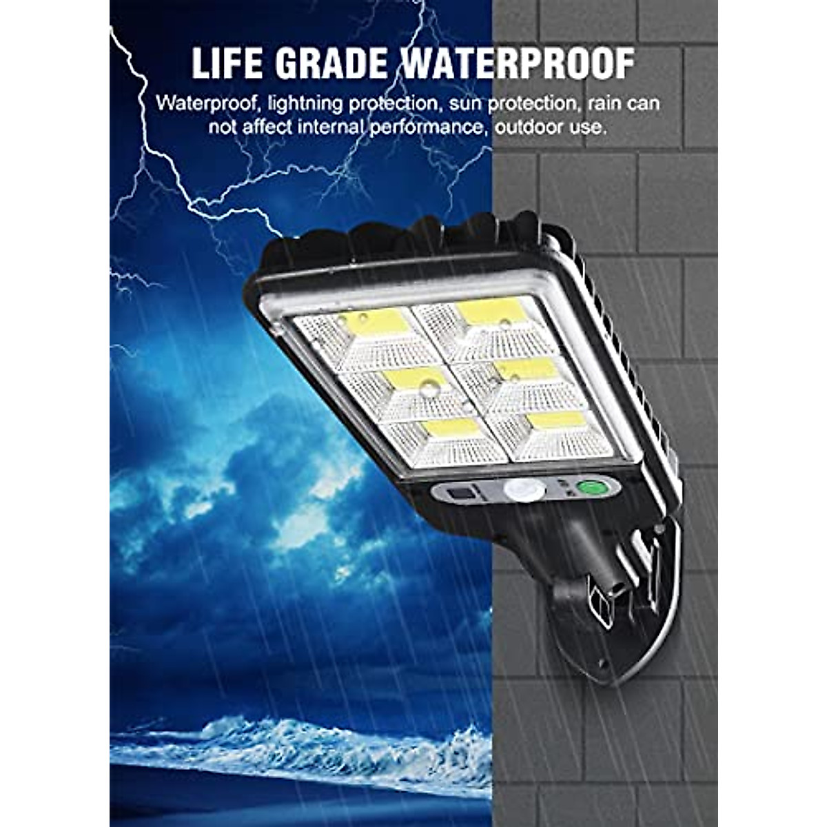 Wall Lampled Solar Light Outdoor Waterproof Lighting Garden Wall Light Street Adjustable Angle Solar Lamp Home Indoor Lighting Access 616C