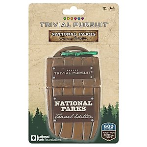 USAopoly Trivial Pursuit: National Park 100th Anniversary | Celebrating the National Park Service Centennial | 600 Trivia Questions & Fun Facts | Perfect Trivial Pursuit Travel Game for Families