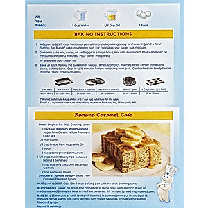 Pillsbury Moist Supreme Sugar Free Classic Yellow Cake Mix, 16 Ounce (Pack of 6)