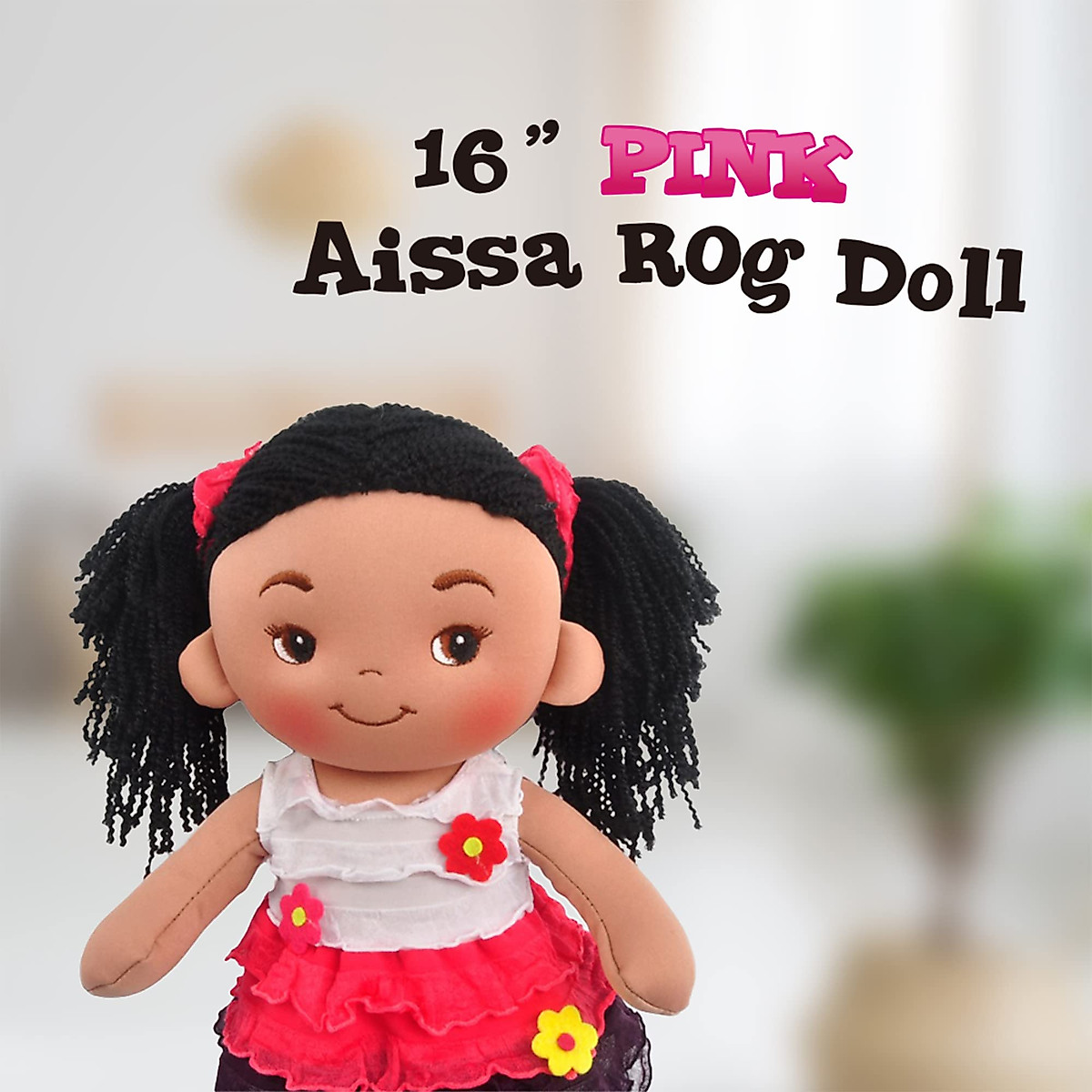 Linzy 16" Pink Aissa Doll