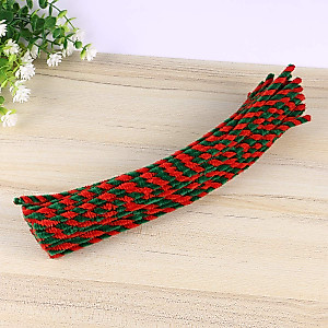 50pcs Cleaner Arts and Crafts for Kids Cleaners Glitter Chenille Stems DIY Plush Sticks Cleaner Craft Metallic Line Pipeline Child Electric Wire